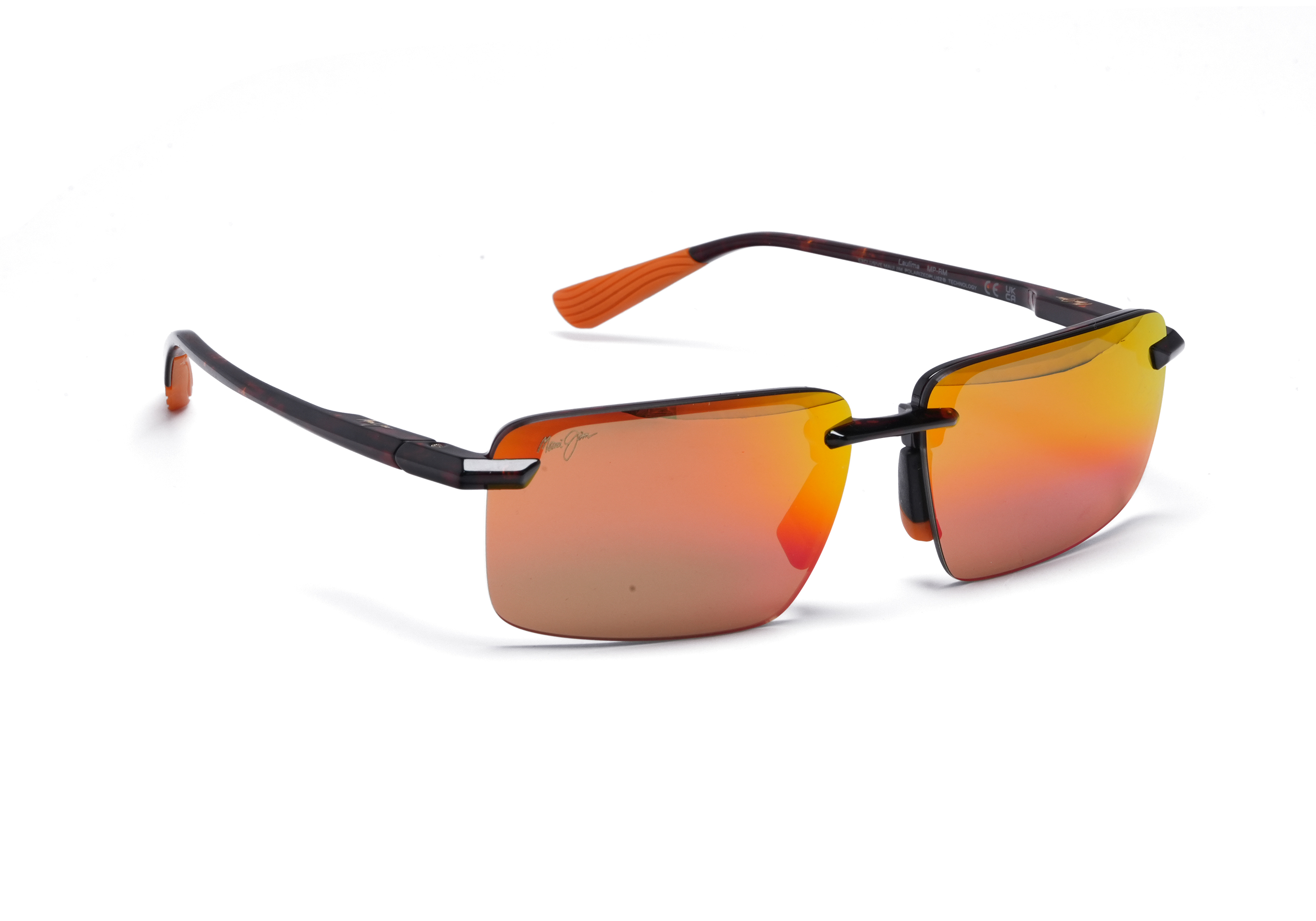Optik Tunggal - MAUI JIM ; MJ626 - LAULIMA ; 10 (SHINY RED HAVANA-PZ) - 61
